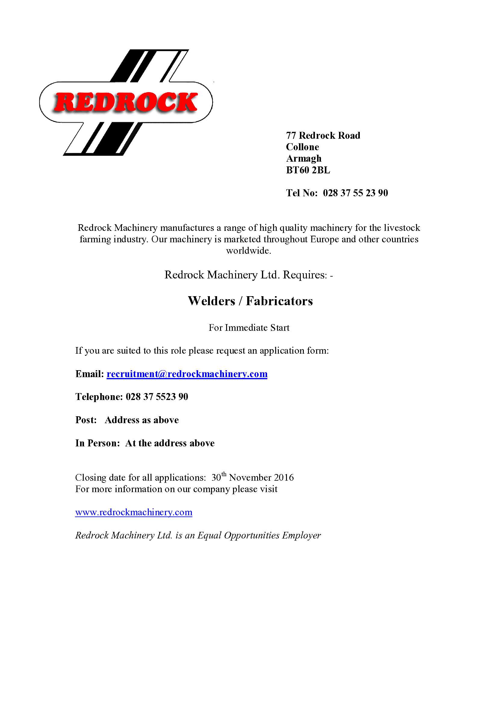 News - Redrock Machinery